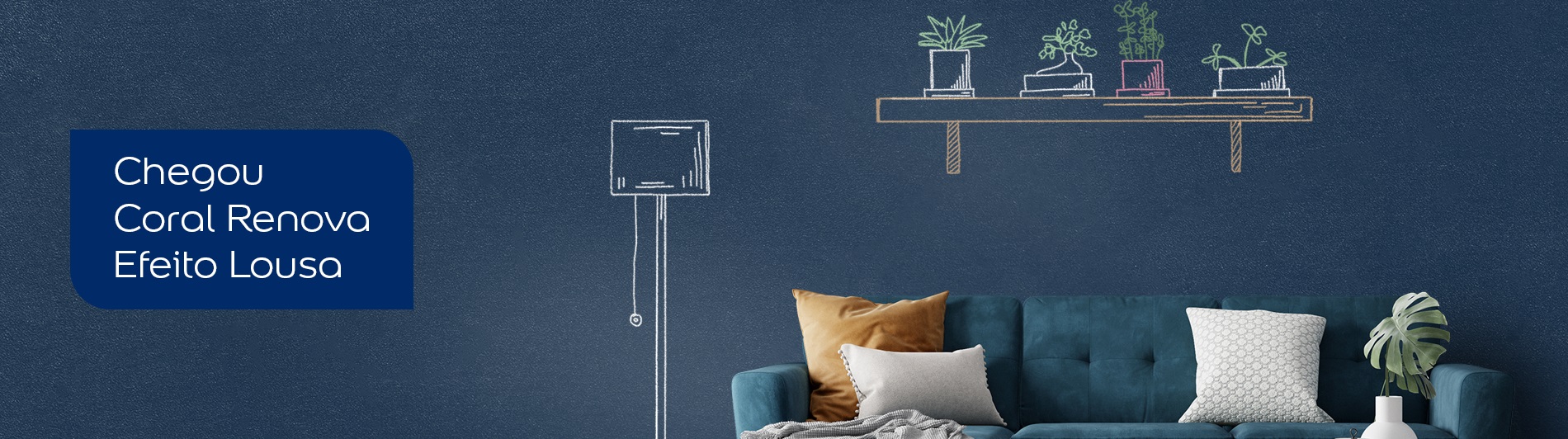 Coral Renova Efeito Lousa | Tintas Coral