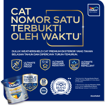Dulux Weathershield Powerflexx dengan Triple Defence Technology | Dulux ...