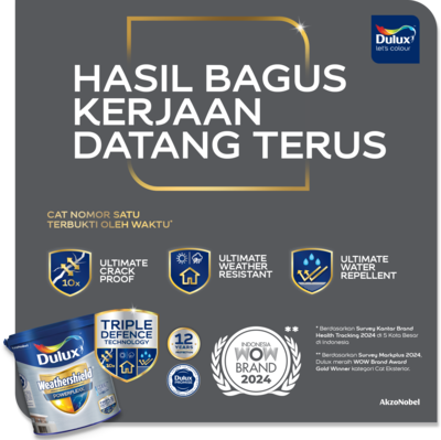 Dulux Weathershield Powerflexx dengan Triple Defence Technology | Dulux ...