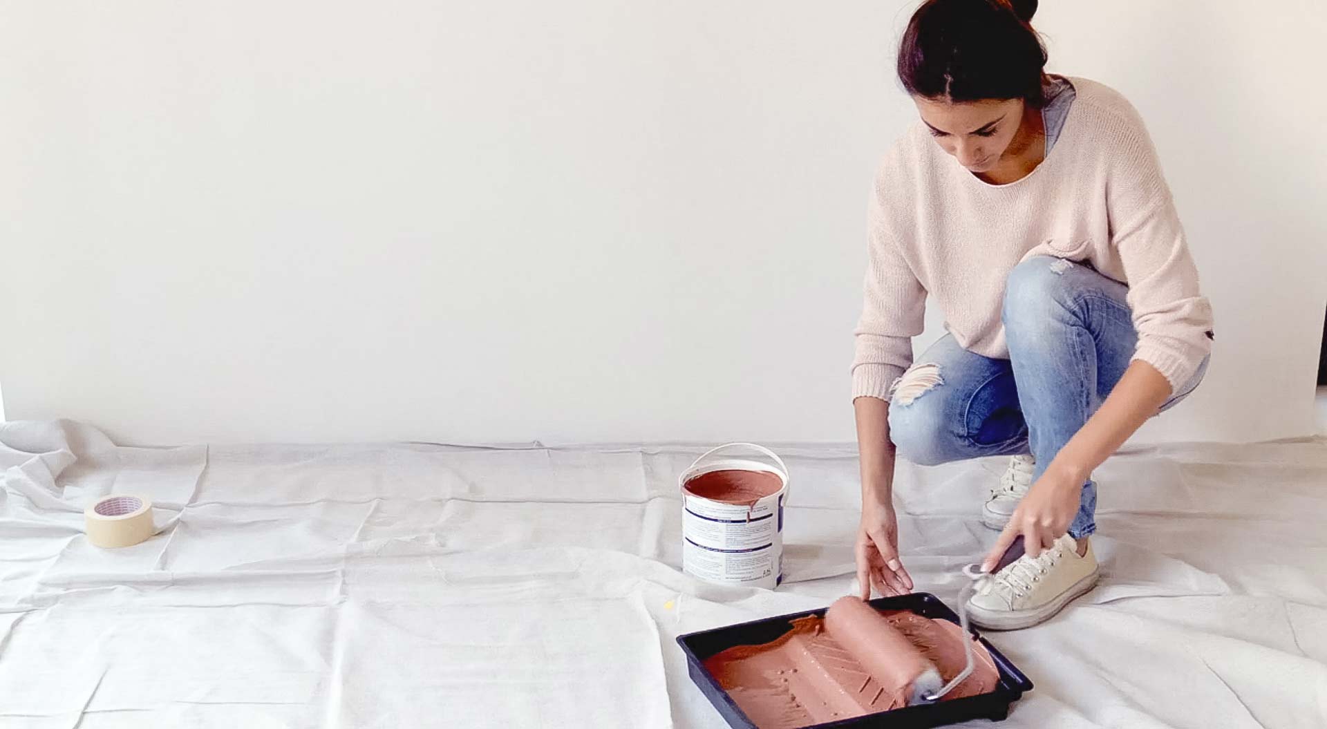 Malowanie ścian wałkiem bez smug: jak to zrobić? | Dulux