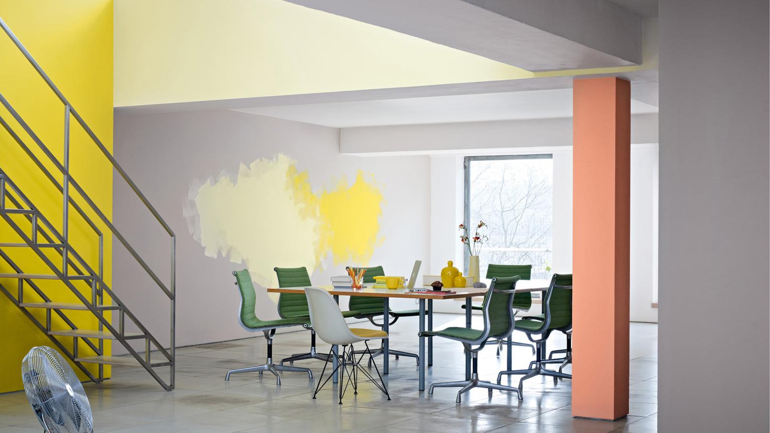 Creative yellow lifts a study space | Dulux | Dulux