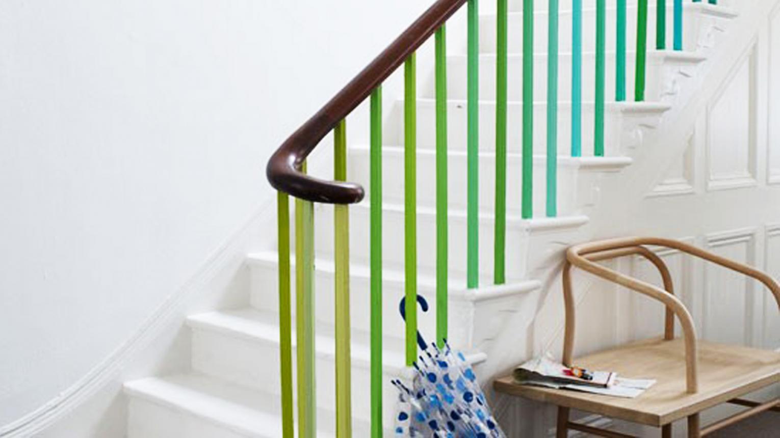 Trick to Try: Rainbow Balustrade | Dulux | Dulux